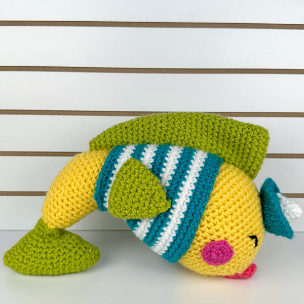Kissy Face Fish Amigurumi | JeNoelle Boutique